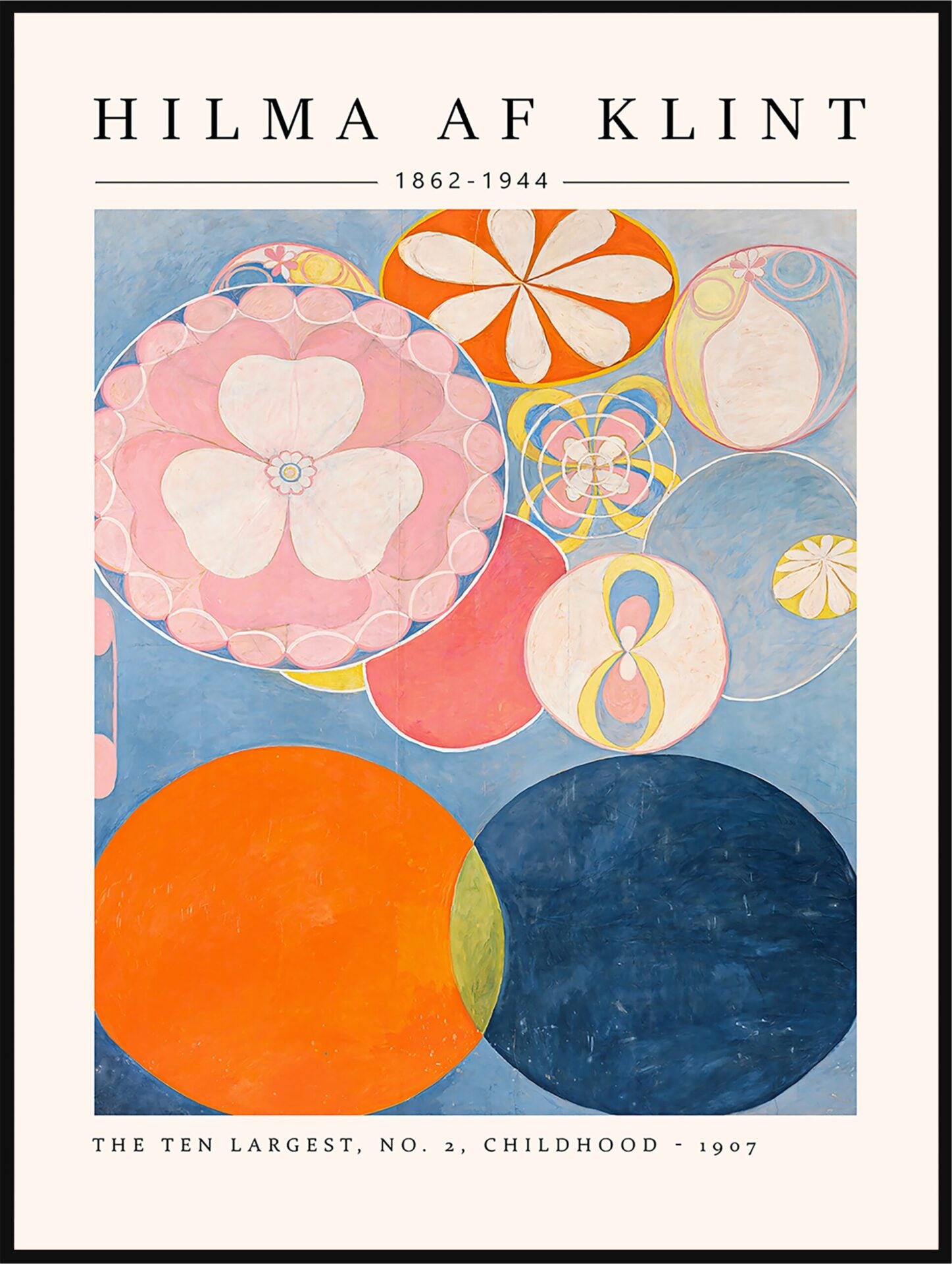 The Ten Largest No. 1 Childhood Print by Hilma af Klint, Hilma af Klin ...